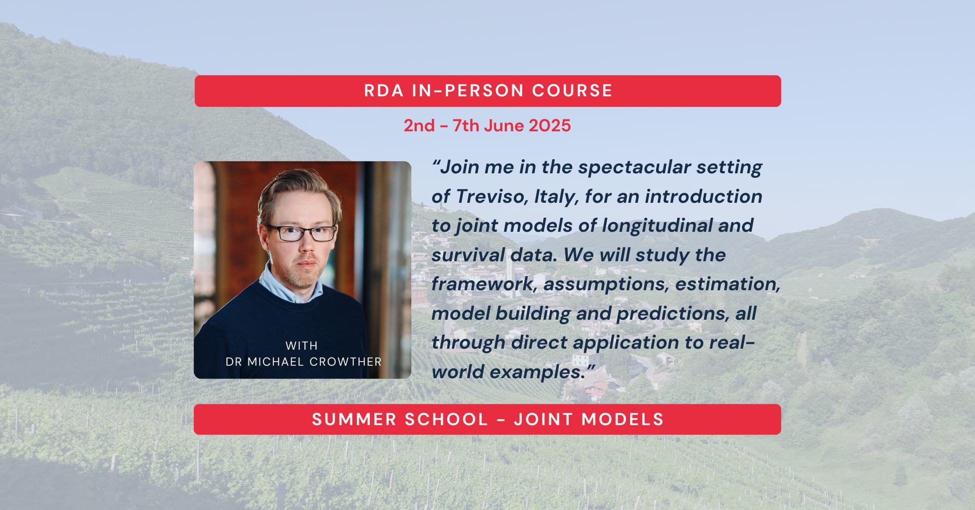 Summer School On Modern Methods In Biostatistics And Epidemiology Joint Modelling Of